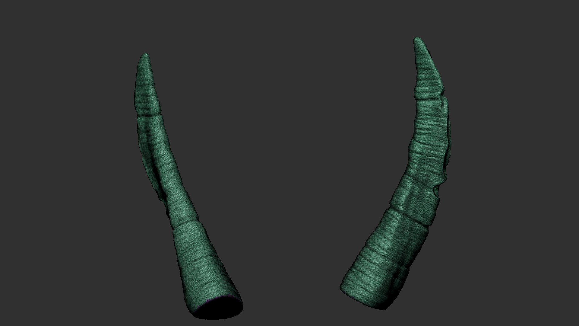 3D Goat Horns - TurboSquid 1692653