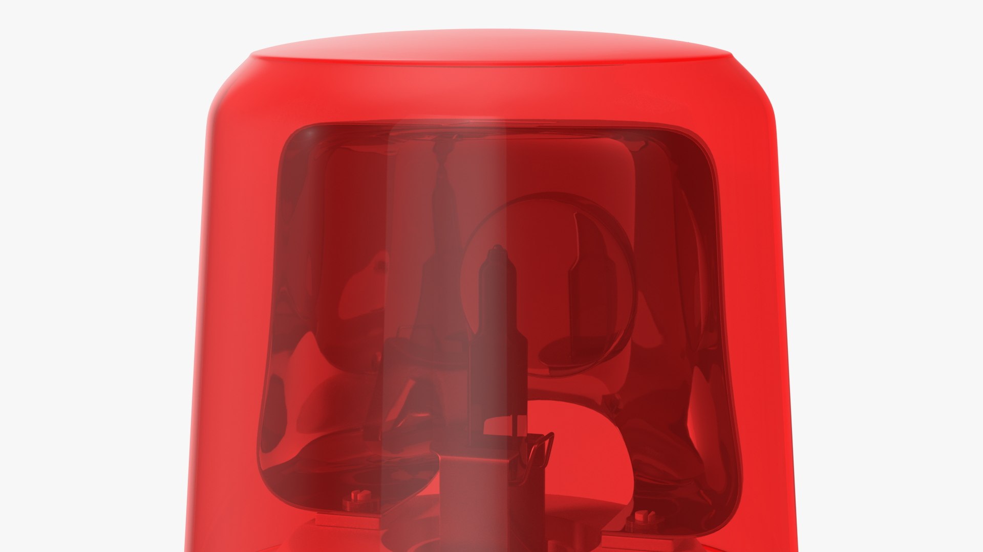 3D Flashing Rotating Beacon Red model - TurboSquid 1872197