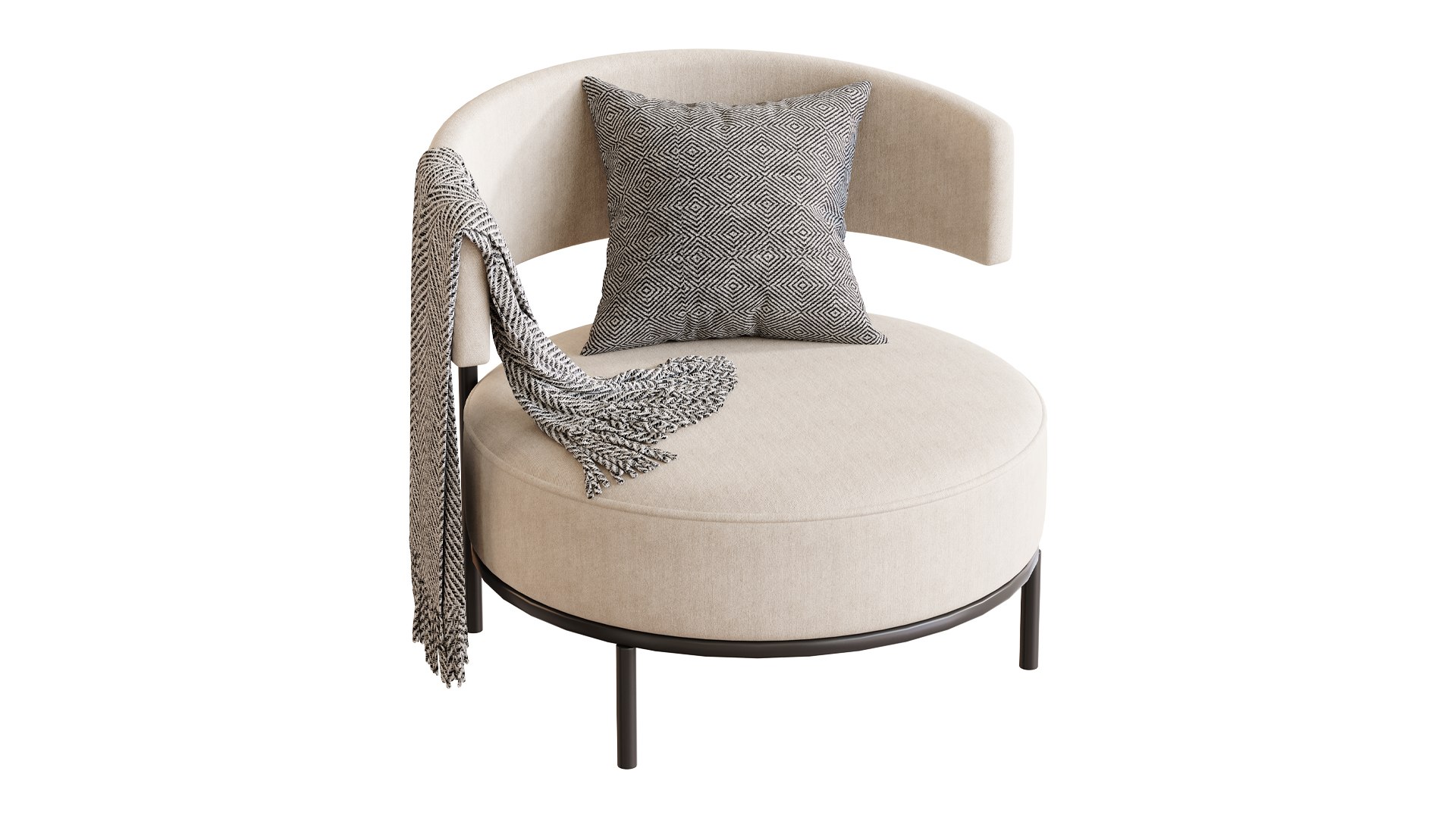 Nordic Sepia Chair 3D - TurboSquid 2439472