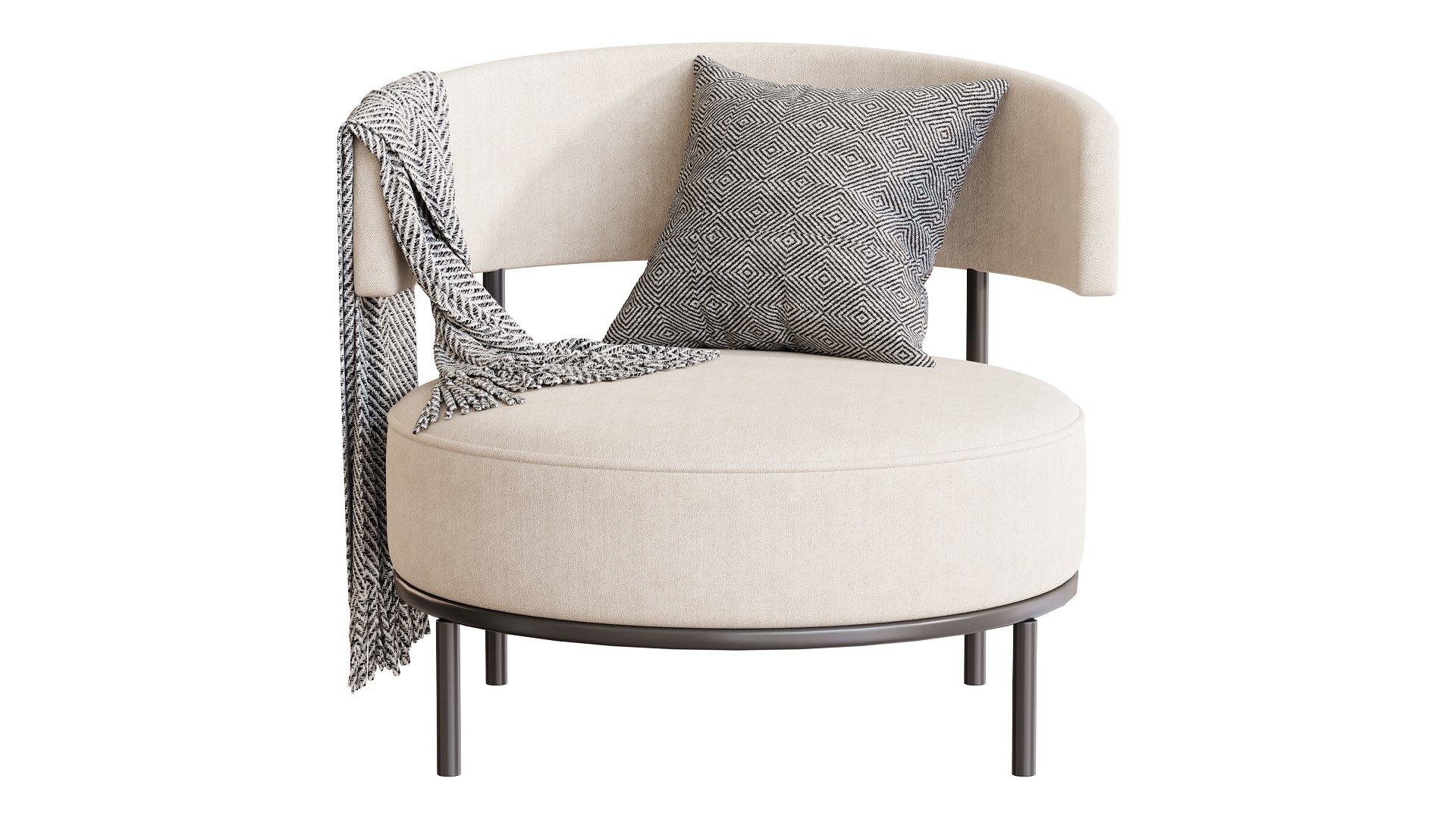 Nordic Sepia Chair 3D - TurboSquid 2439472