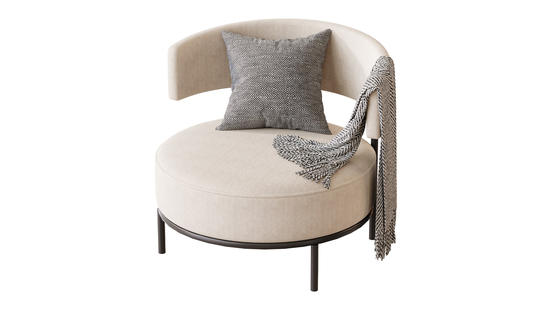 Nordic Sepia Chair 3D - TurboSquid 2439472
