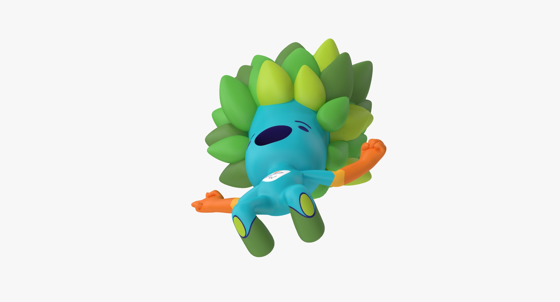 2016 olympics mascot tom 3d max