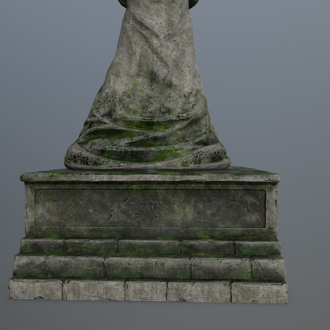 Statue Base 3D - TurboSquid 1675313