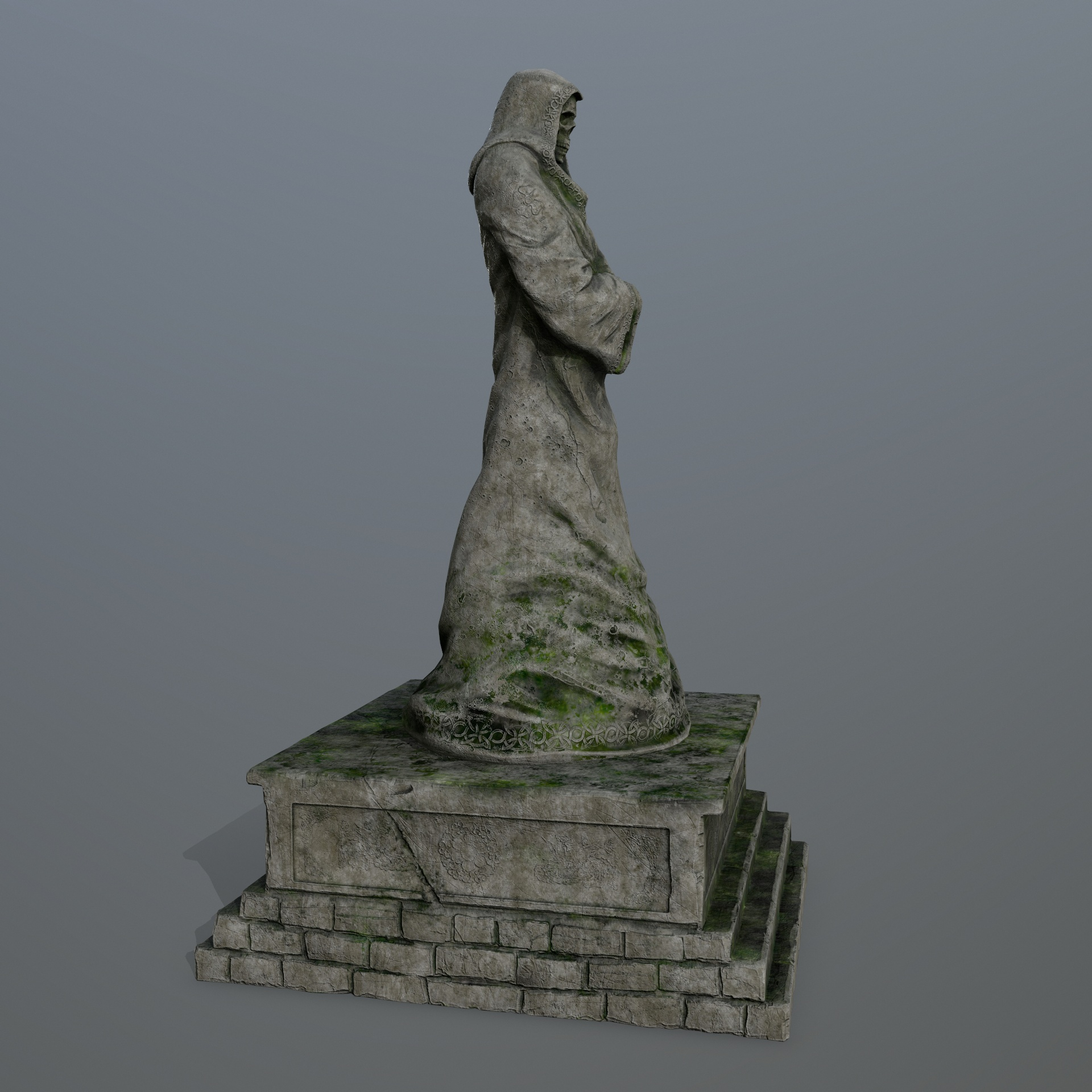 Statue base 3D - TurboSquid 1675313