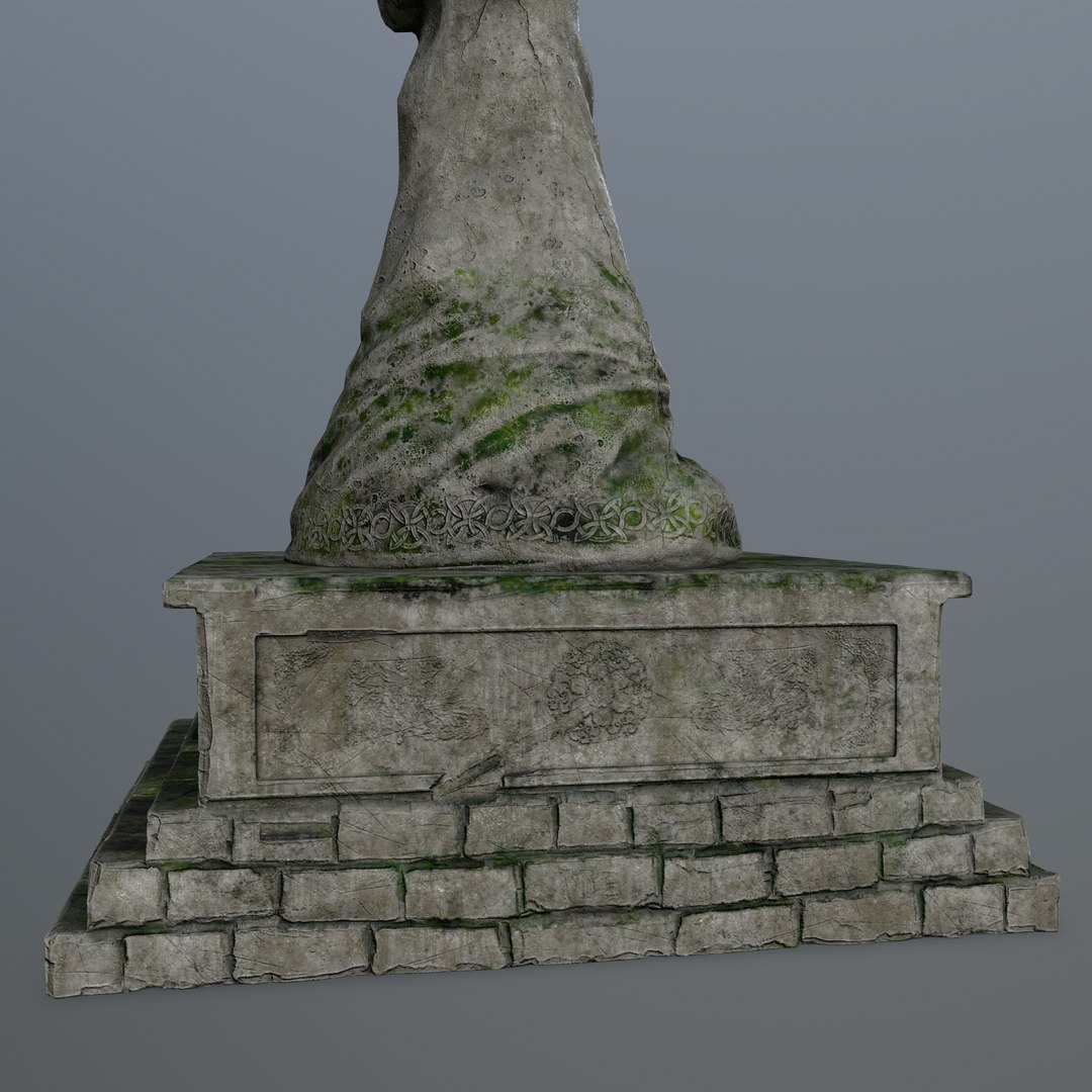 Statue Base 3D - TurboSquid 1675313