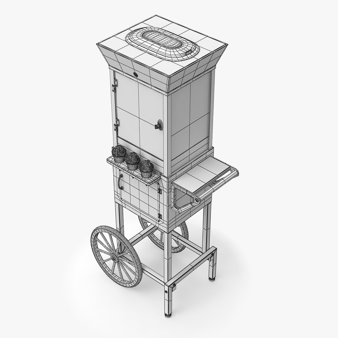 Snow Cone Machine Model - TurboSquid 1392988