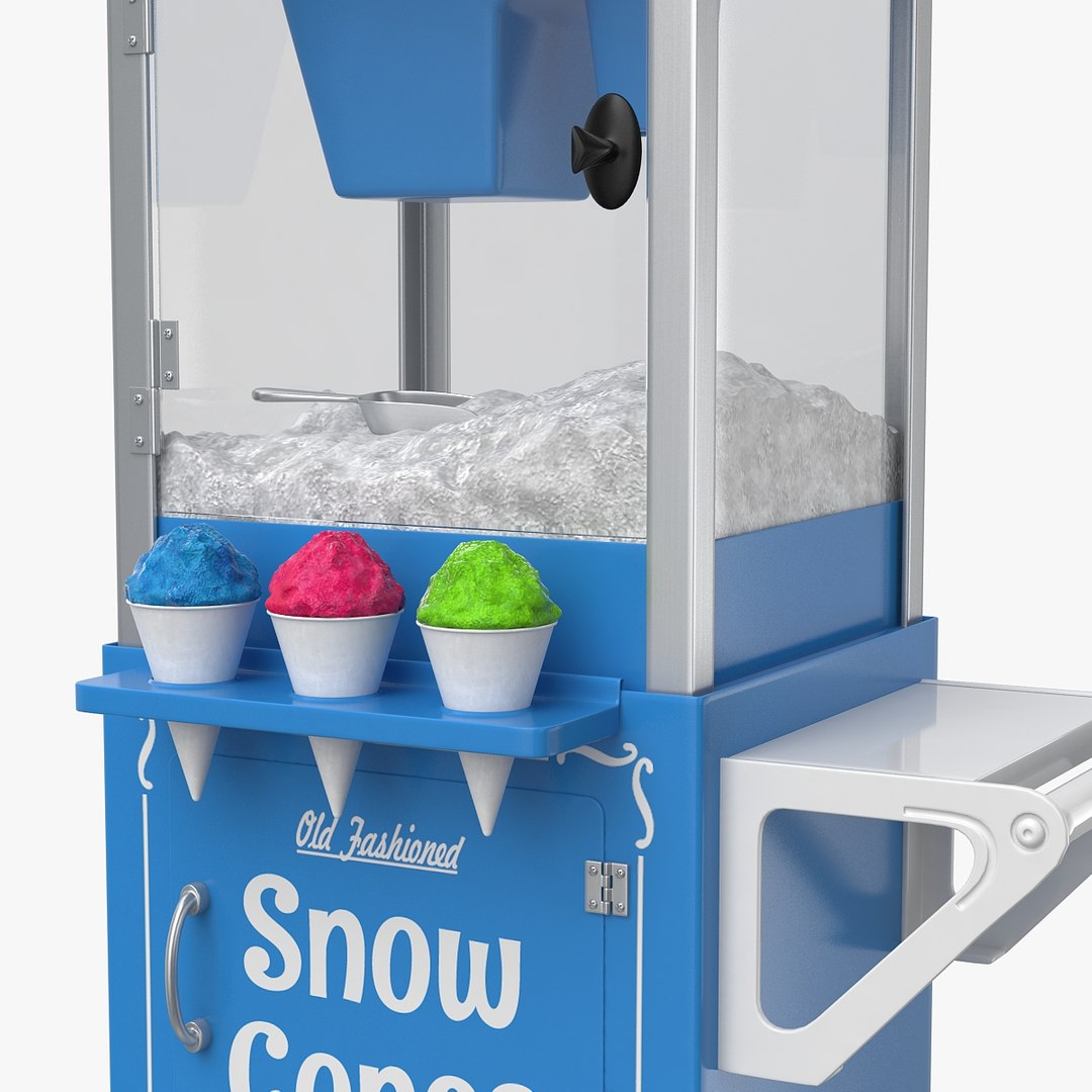 Snow Cone Machine Model - TurboSquid 1392988