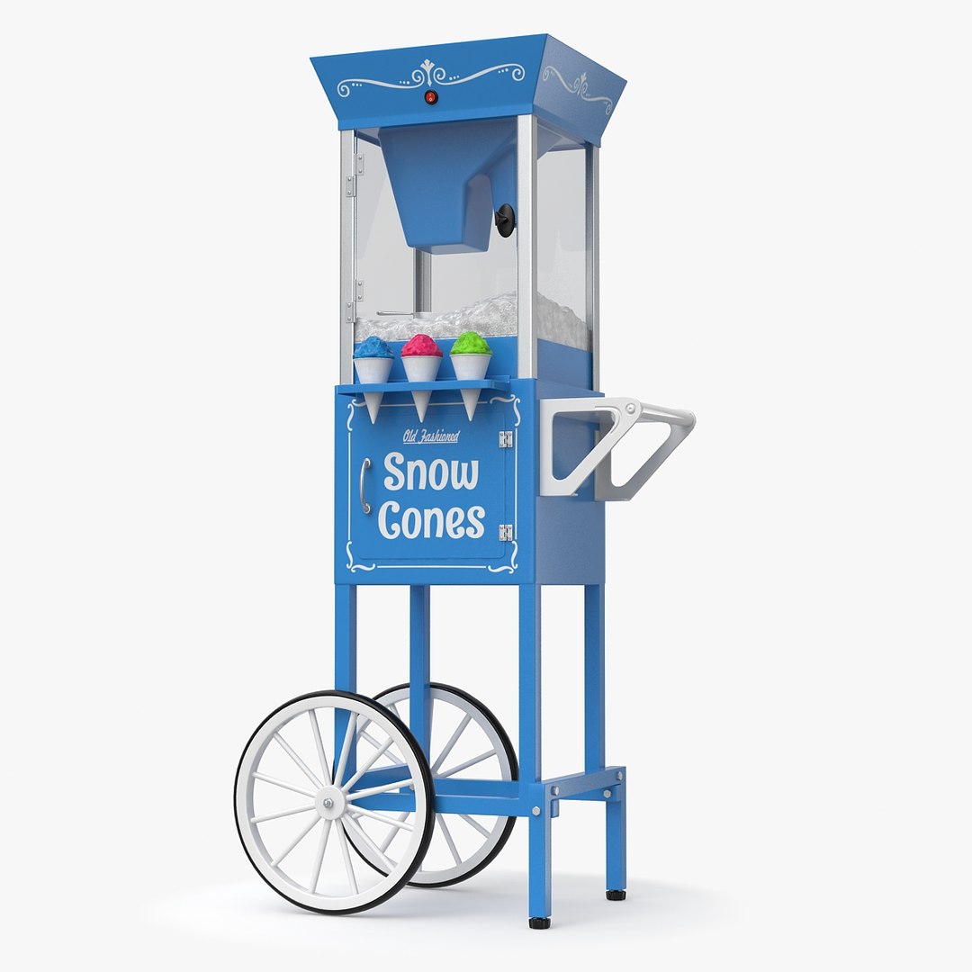 Snow Cone Machine Model - TurboSquid 1392988