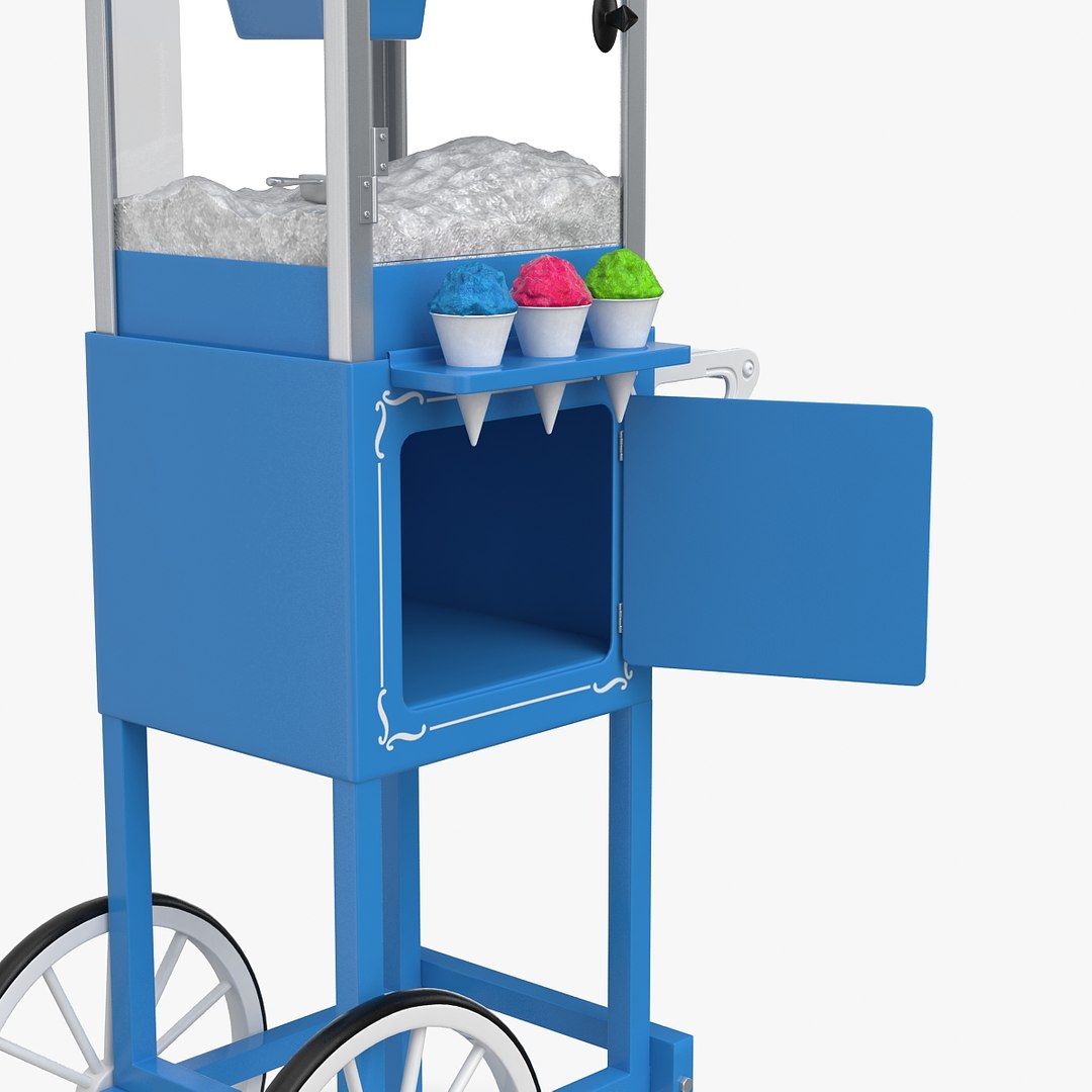 Snow Cone Machine Model - TurboSquid 1392988