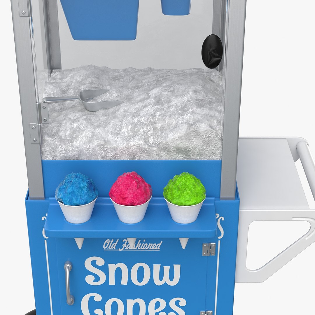 Snow Cone Machine Model - TurboSquid 1392988