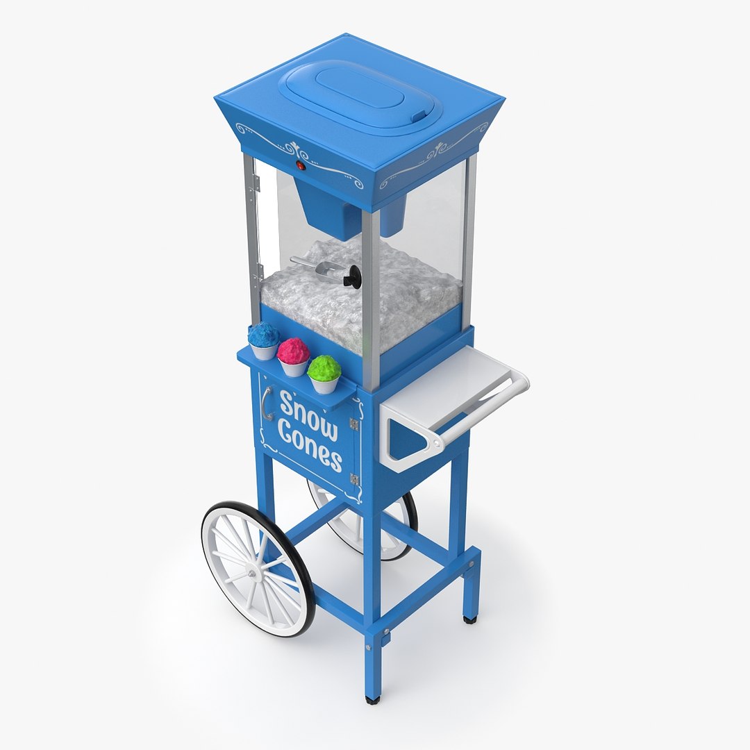 Snow Cone Machine Model - TurboSquid 1392988