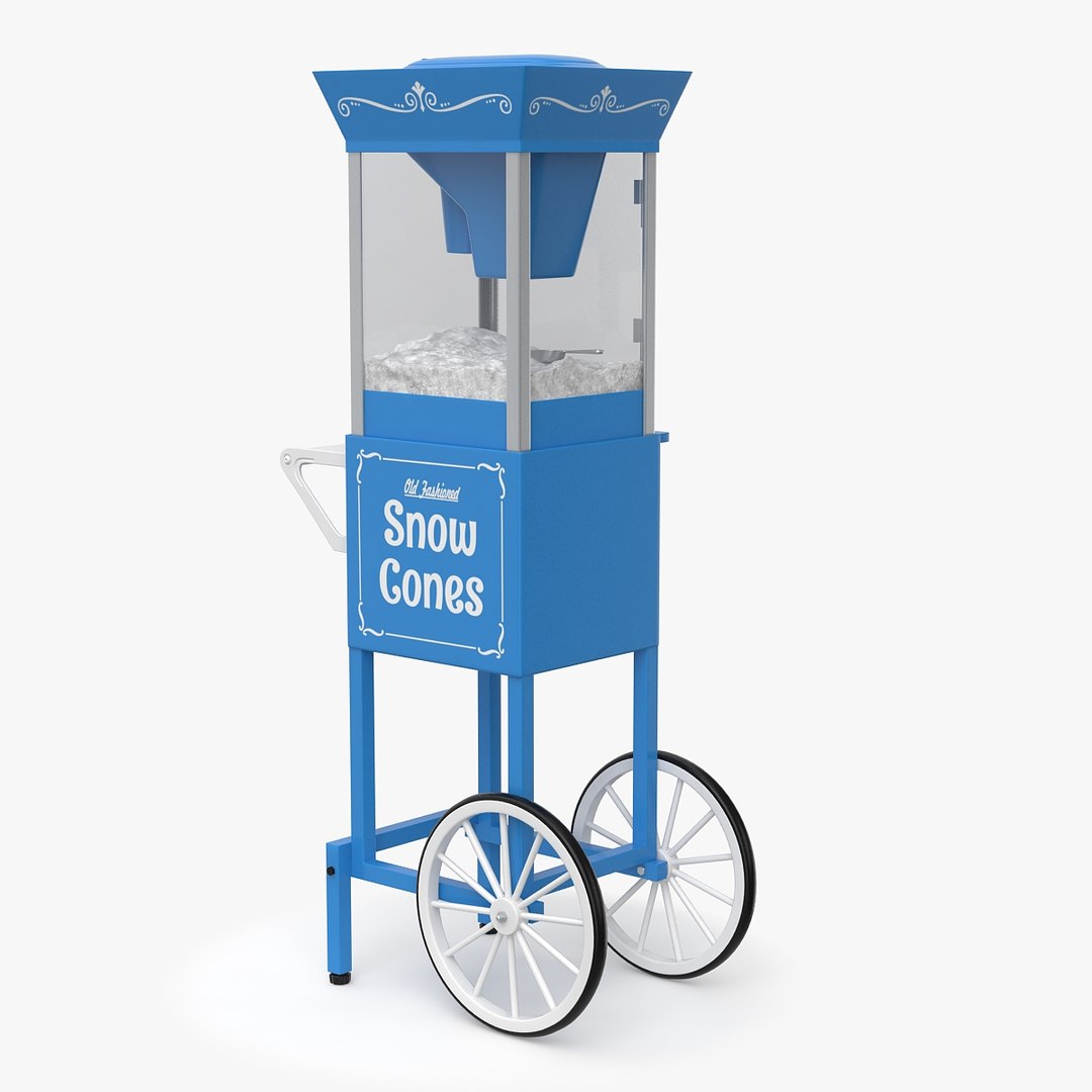 Snow Cone Machine Model - TurboSquid 1392988