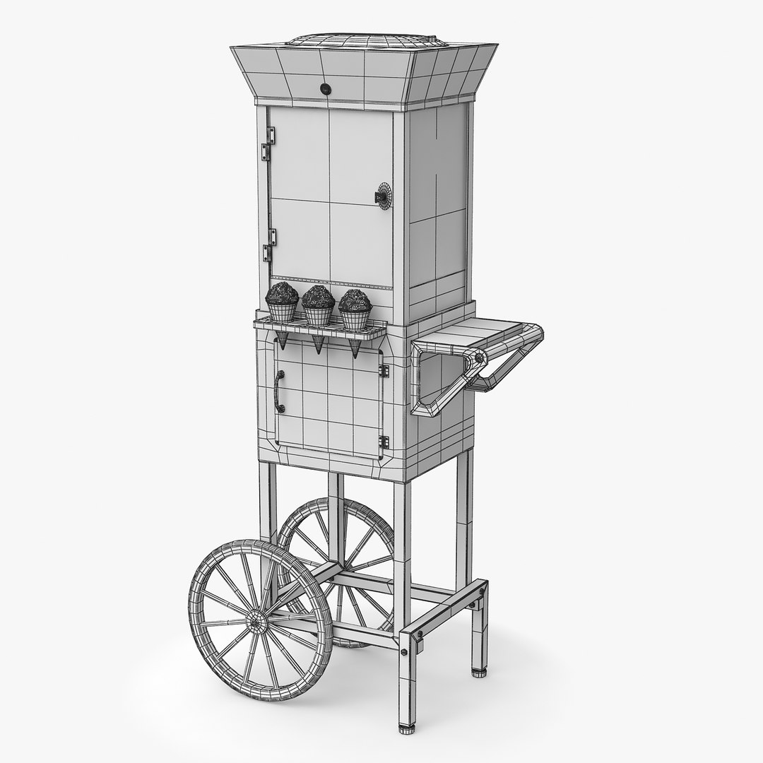 Snow Cone Machine Model - TurboSquid 1392988