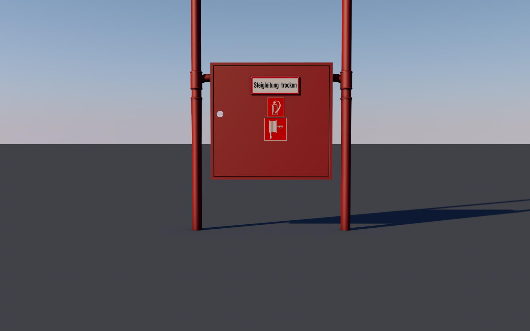 3D extinguisher shelf model - TurboSquid 1271394