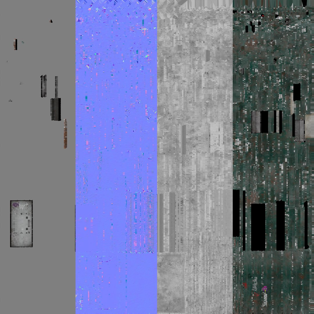 Subway Entrance 03 Destroyed 3D model - TurboSquid 2069427