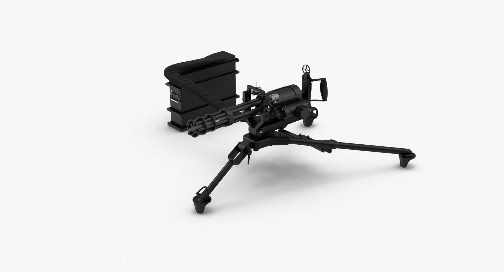 Minigun m134 tripod mount 3D - TurboSquid 1215015