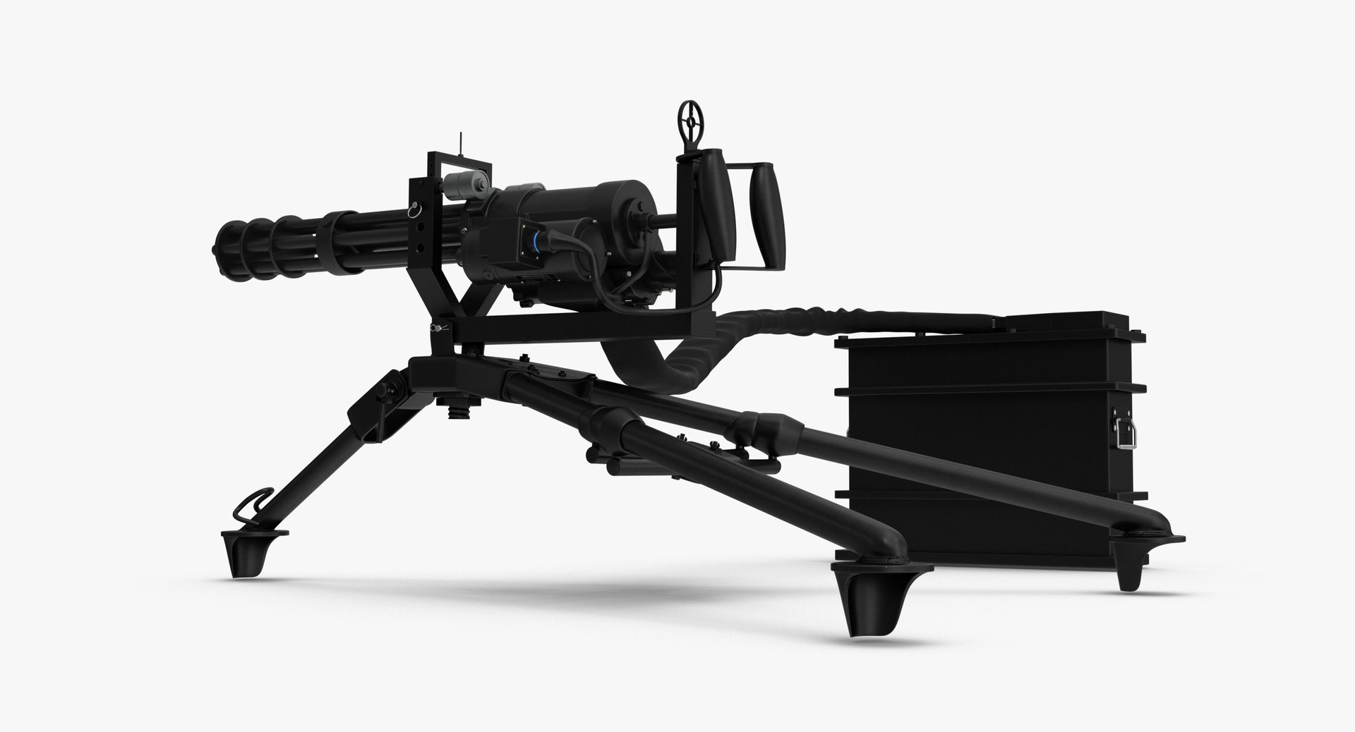 Minigun M134 Tripod Mount 3D - TurboSquid 1215015
