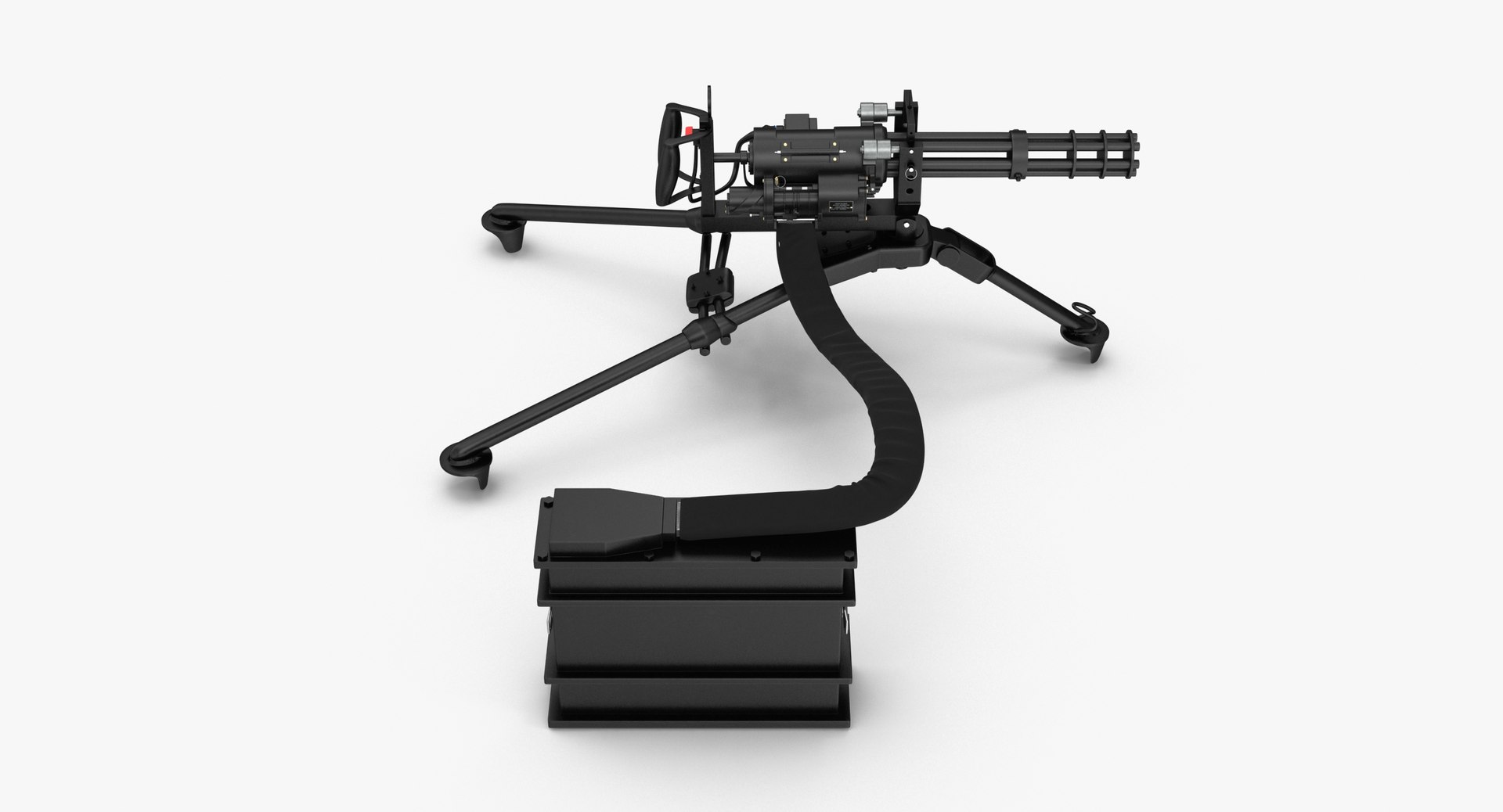Minigun M134 Tripod Mount 3D - TurboSquid 1215015