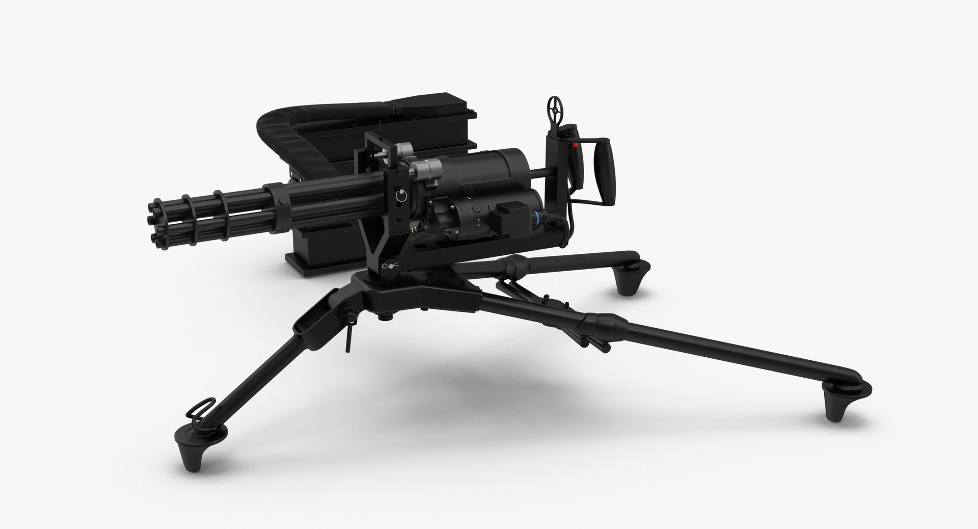 Minigun M134 Tripod Mount 3D - TurboSquid 1215015