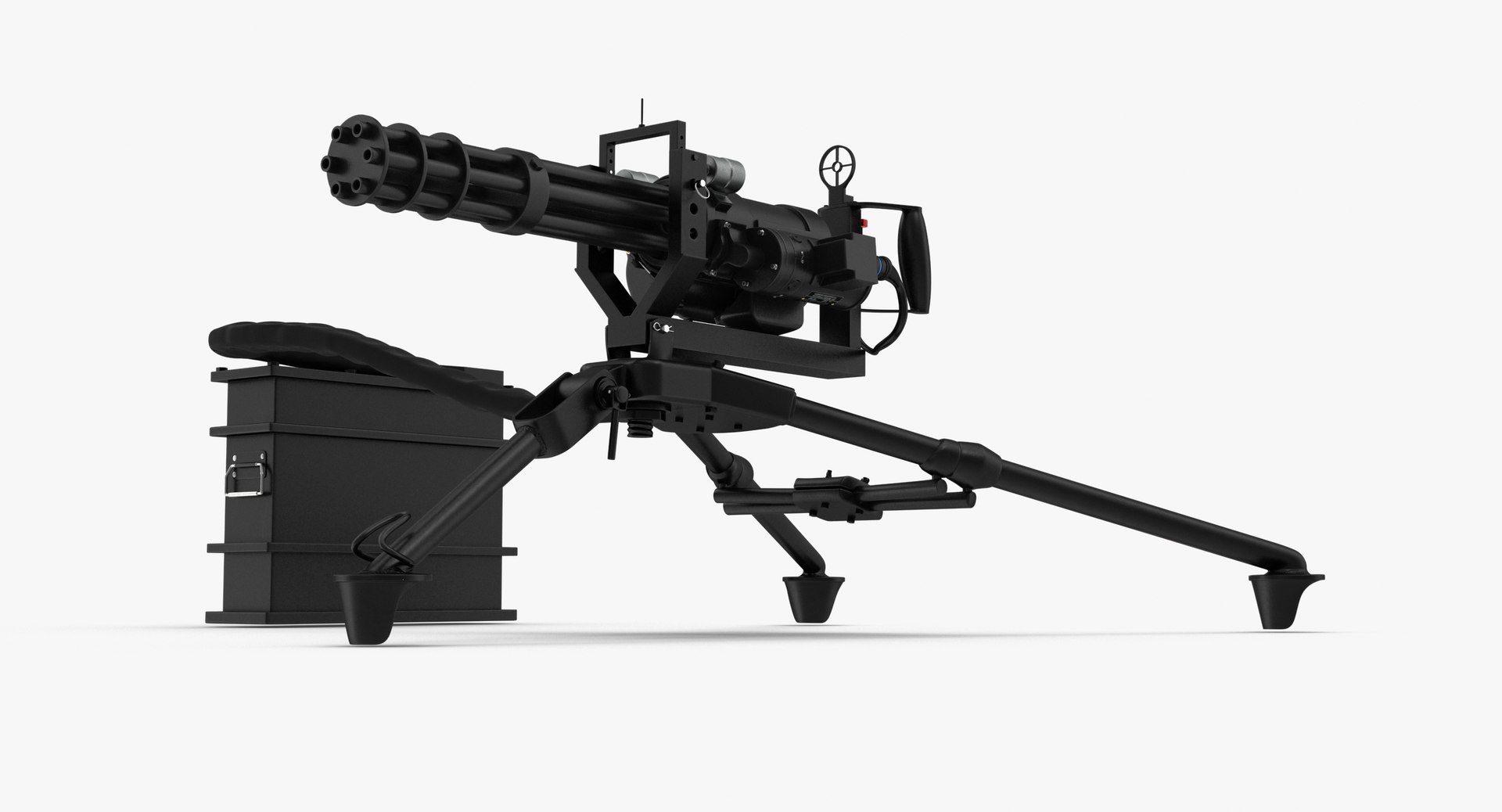 Minigun M134 Tripod Mount 3D - TurboSquid 1215015