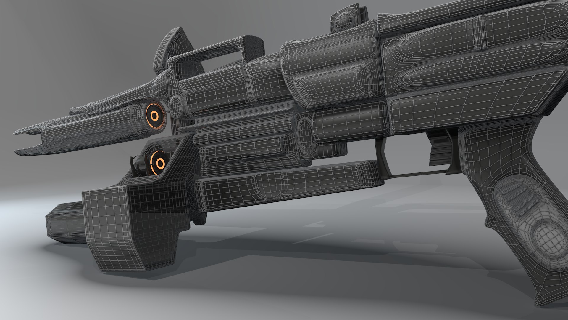 Science Fiction Rifle Pulse 3d 3ds