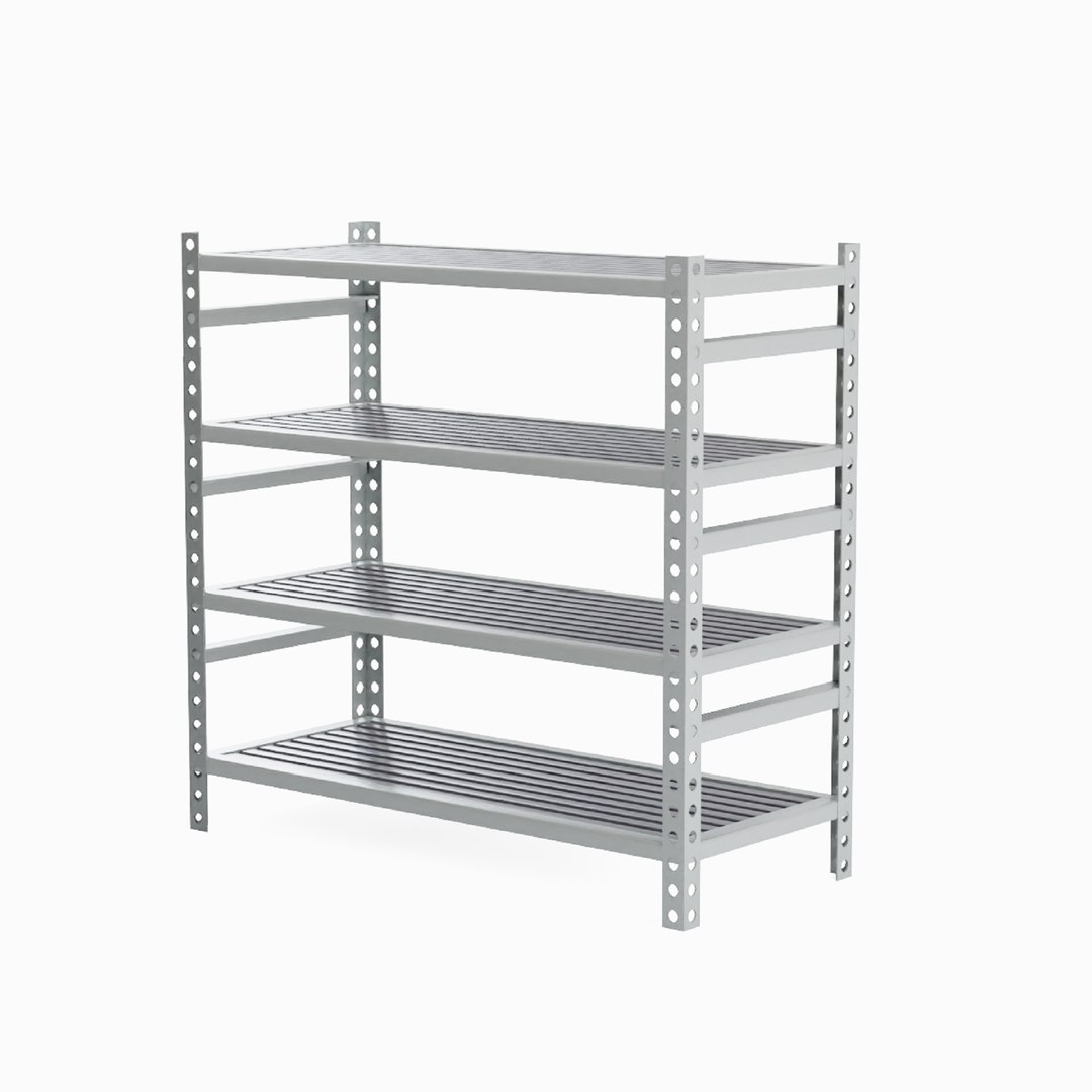 3D Metal Shelf B 01 Model - TurboSquid 2298675
