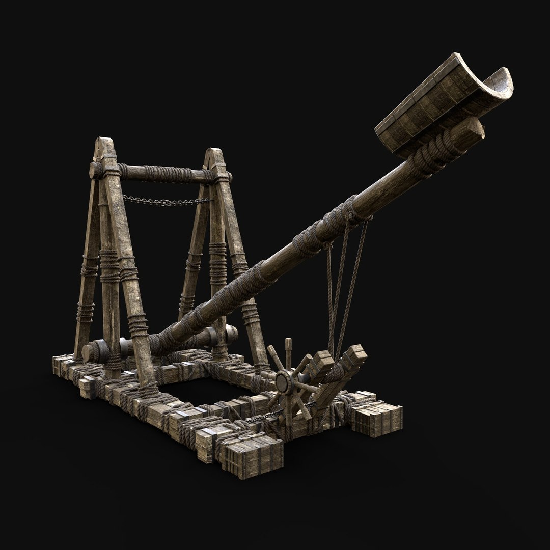 3D CATAPULT WAR MACHINE SIEGE ENGINE PACK COLLECTION AAA NEXTGEN ...