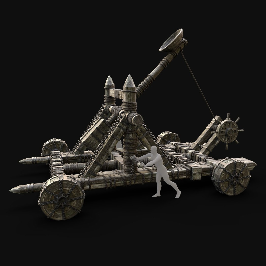 3D CATAPULT WAR MACHINE SIEGE ENGINE PACK COLLECTION AAA NEXTGEN ...