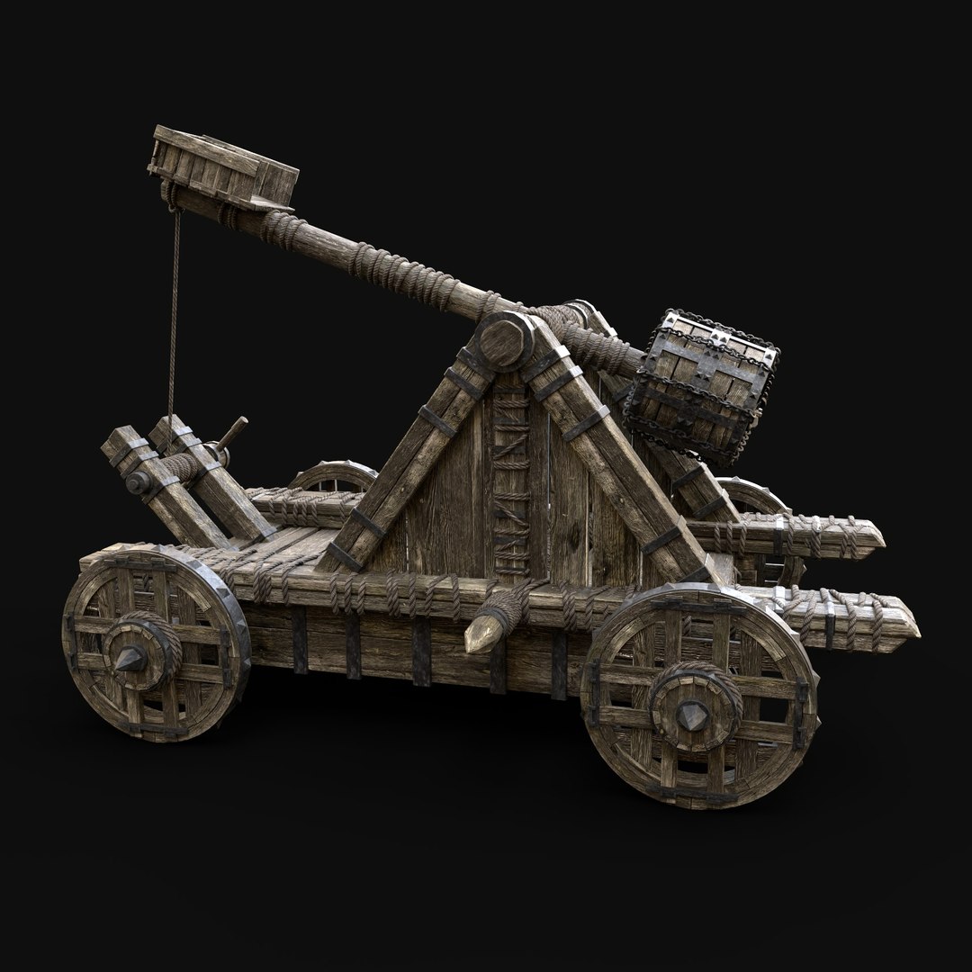 3D CATAPULT WAR MACHINE SIEGE ENGINE PACK COLLECTION AAA NEXTGEN ...
