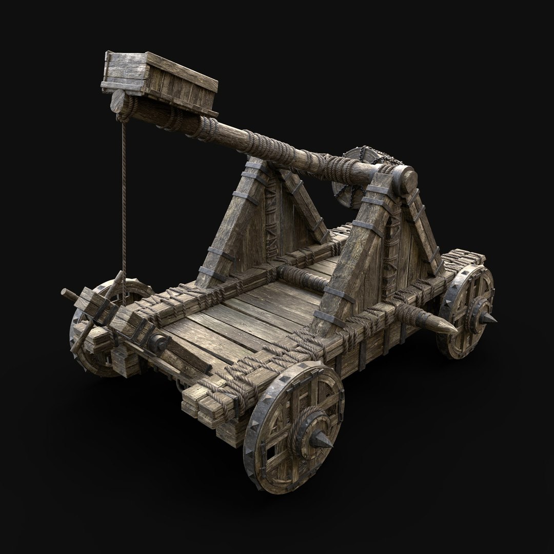 3D CATAPULT WAR MACHINE SIEGE ENGINE PACK COLLECTION AAA NEXTGEN ...