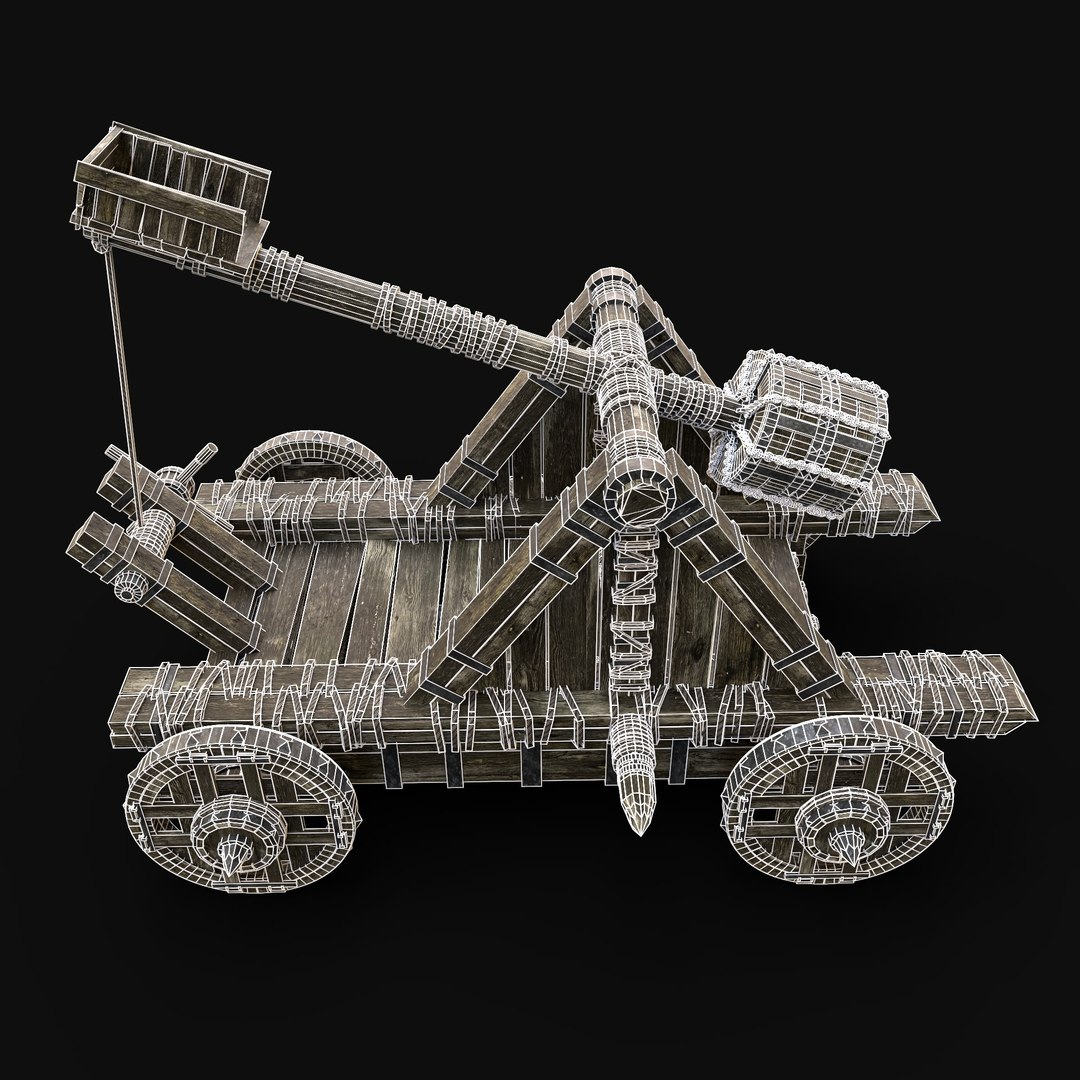 3D CATAPULT WAR MACHINE SIEGE ENGINE PACK COLLECTION AAA NEXTGEN ...
