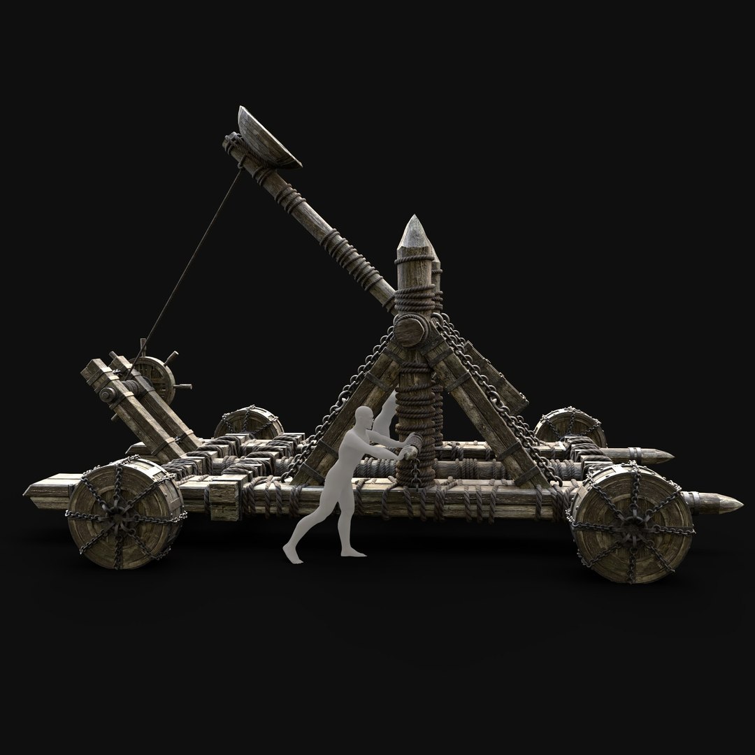 3D CATAPULT WAR MACHINE SIEGE ENGINE PACK COLLECTION AAA NEXTGEN ...