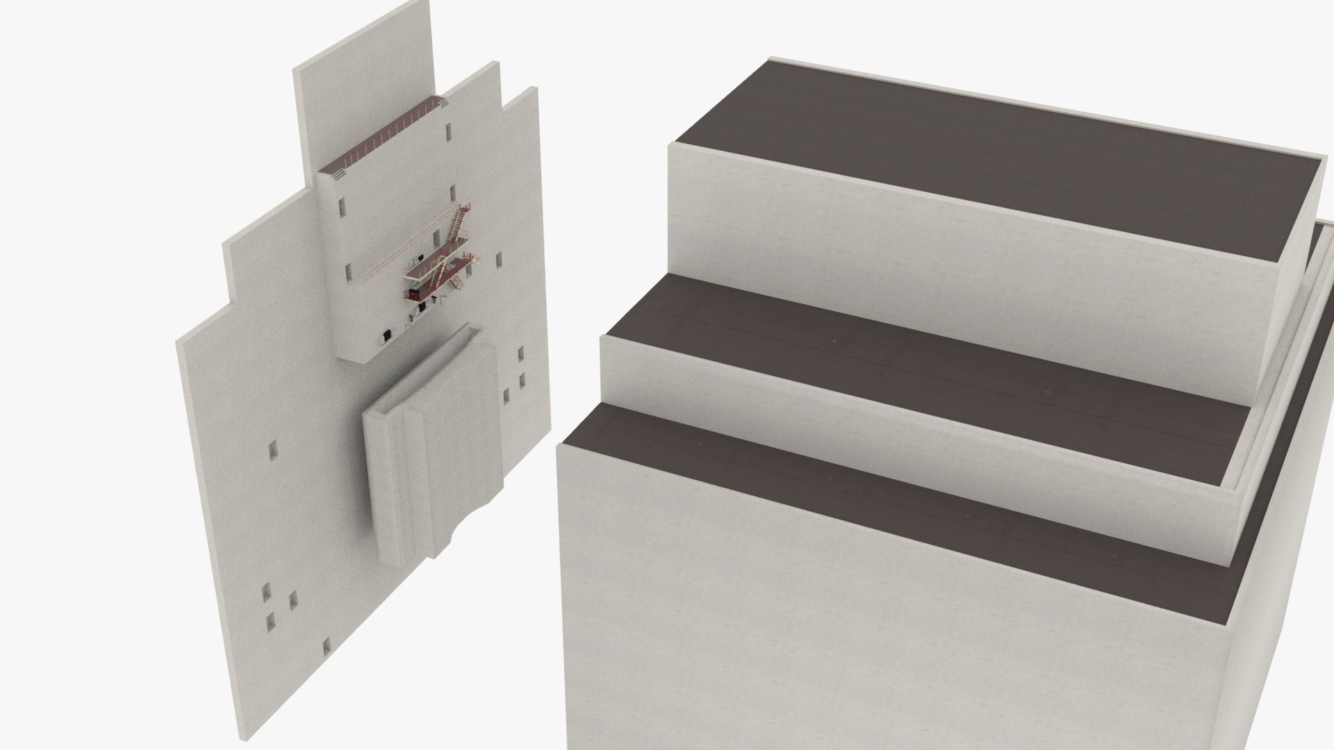 Chernobyl Reactor Cross Section 3D - TurboSquid 2303572