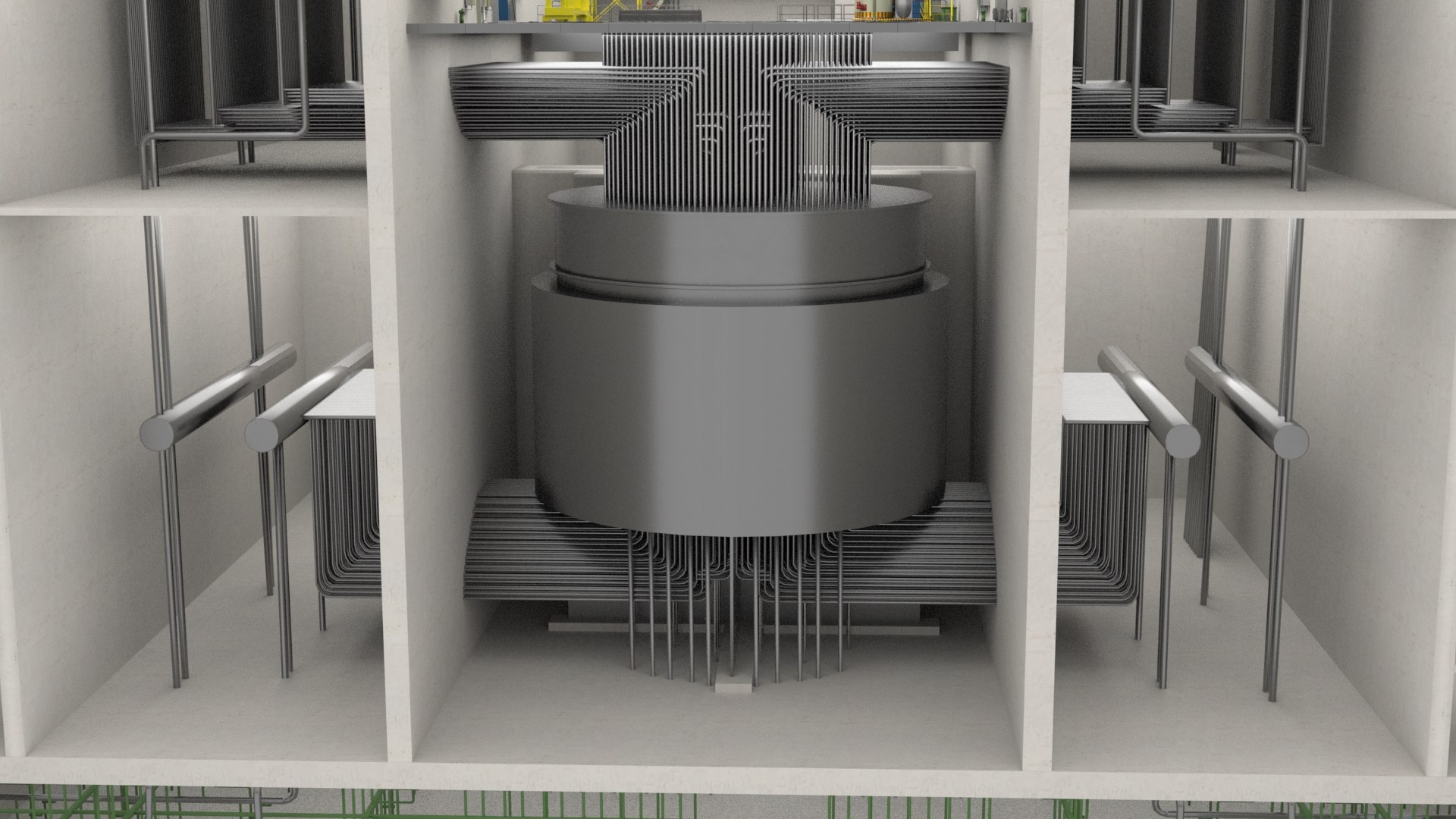 Chernobyl Reactor Cross Section 3D - TurboSquid 2303572