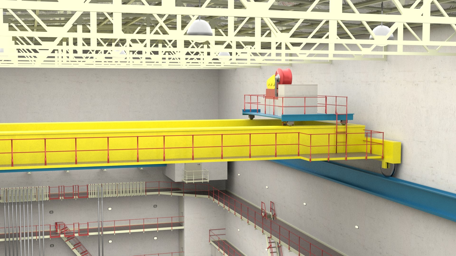 Chernobyl Reactor Cross Section 3D - TurboSquid 2303572