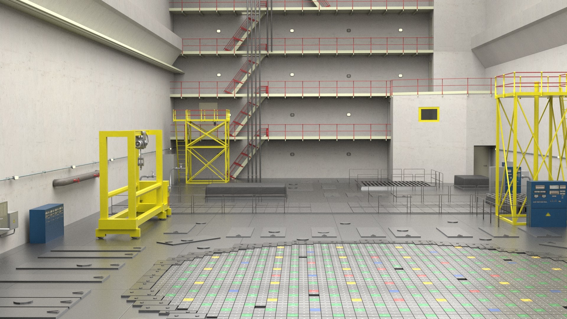 Chernobyl Reactor Cross Section 3D - TurboSquid 2303572