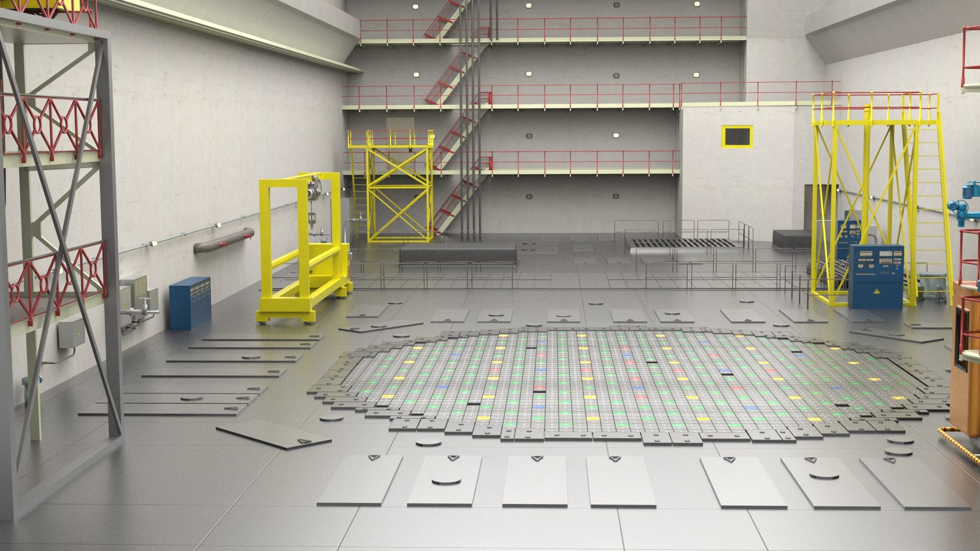 Chernobyl Reactor Cross Section 3D - TurboSquid 2303572