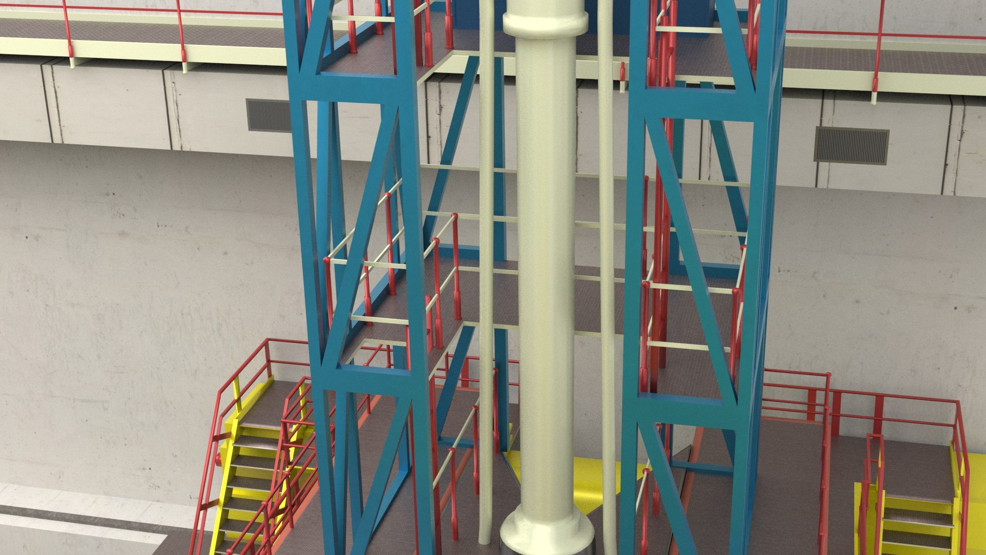 Chernobyl Reactor Cross Section 3D - TurboSquid 2303572