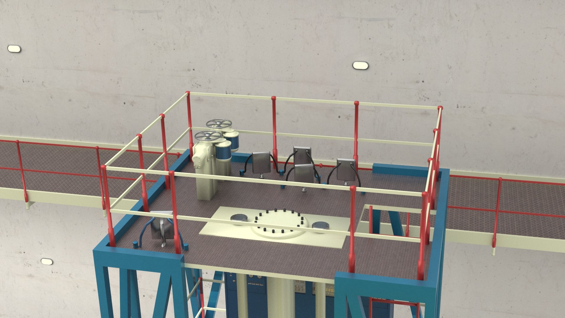 Chernobyl Reactor Cross Section 3D - TurboSquid 2303572