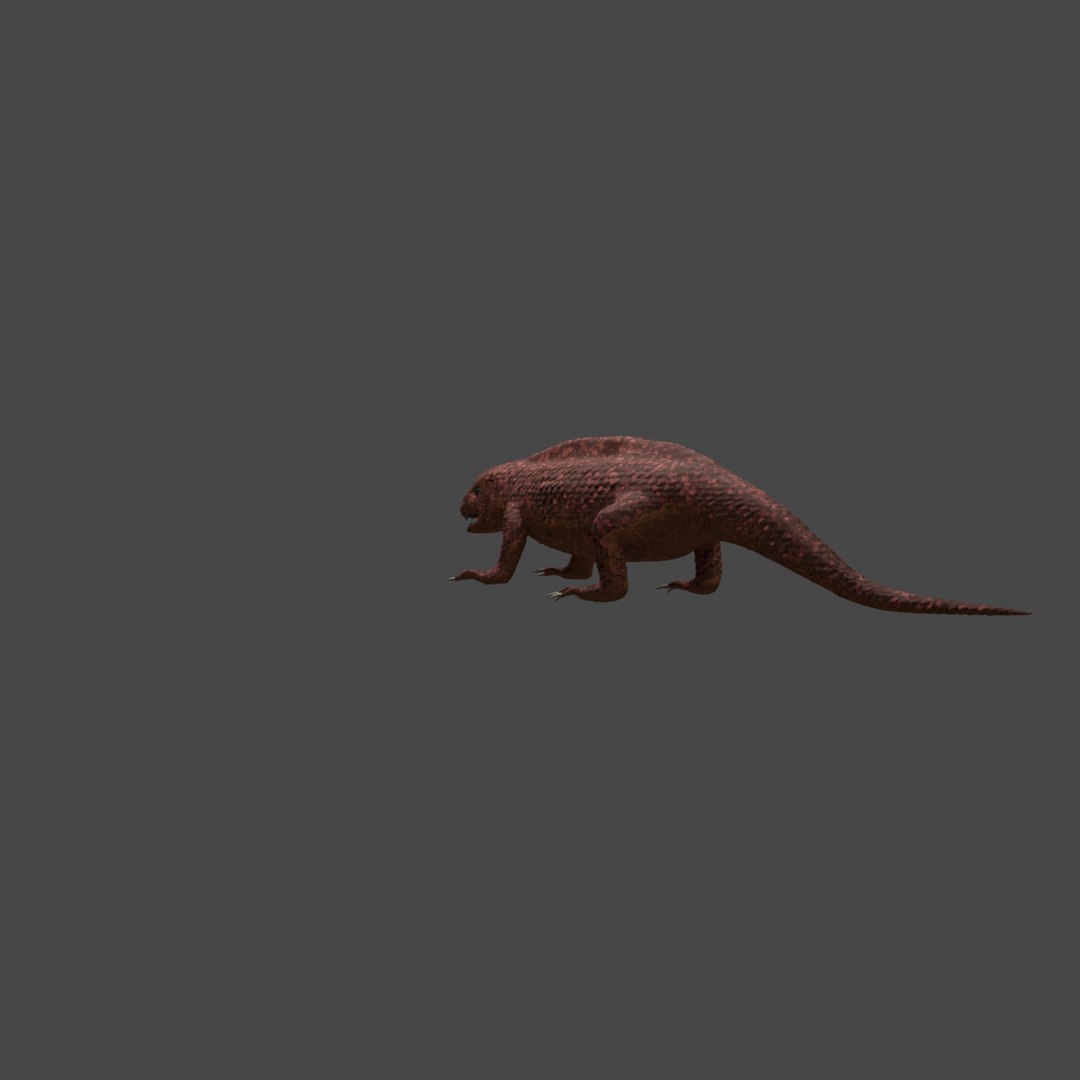 3D prehistoric lizard - TurboSquid 1540779