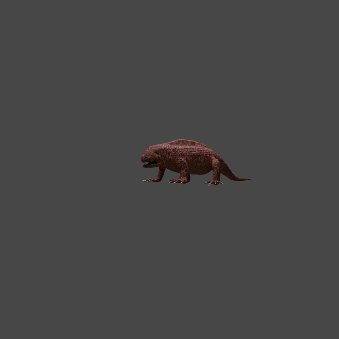 3D prehistoric lizard - TurboSquid 1540779