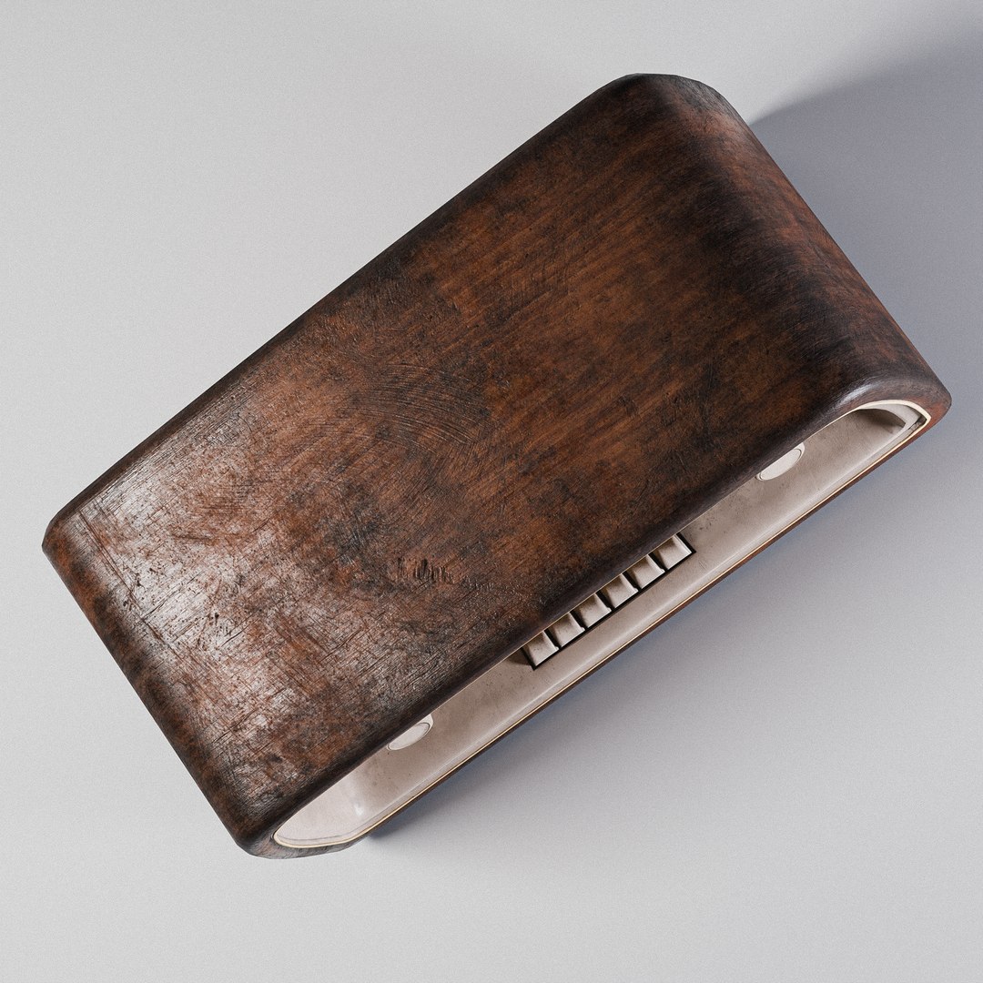 Worn Vintage Radio 3D - TurboSquid 2175079