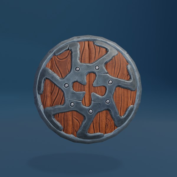 3D Stylized Shield low poly game ready - TurboSquid 1912035
