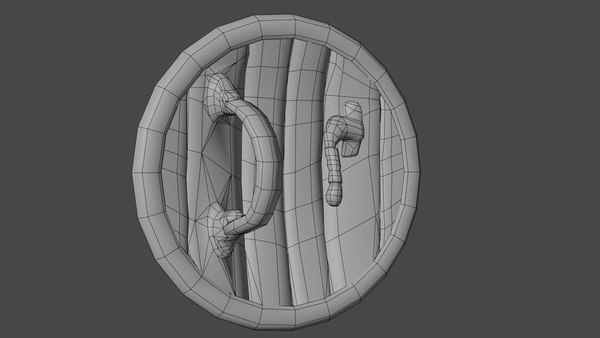 3D Stylized Shield low poly game ready - TurboSquid 1912035