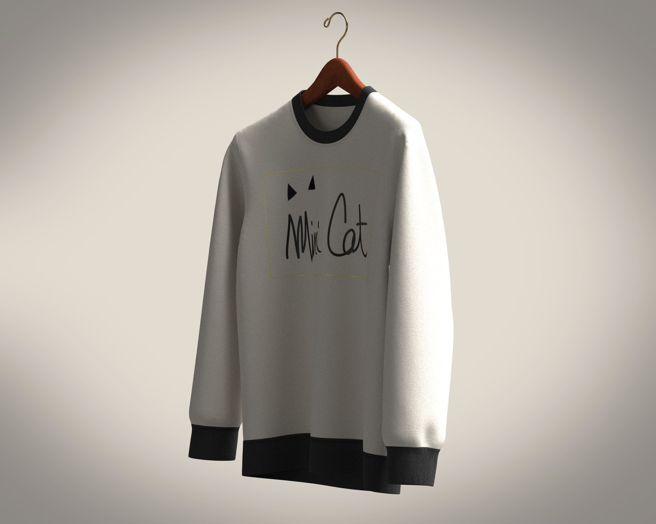 3D Sweatshirt-MLIMI CAT - TurboSquid 1950569