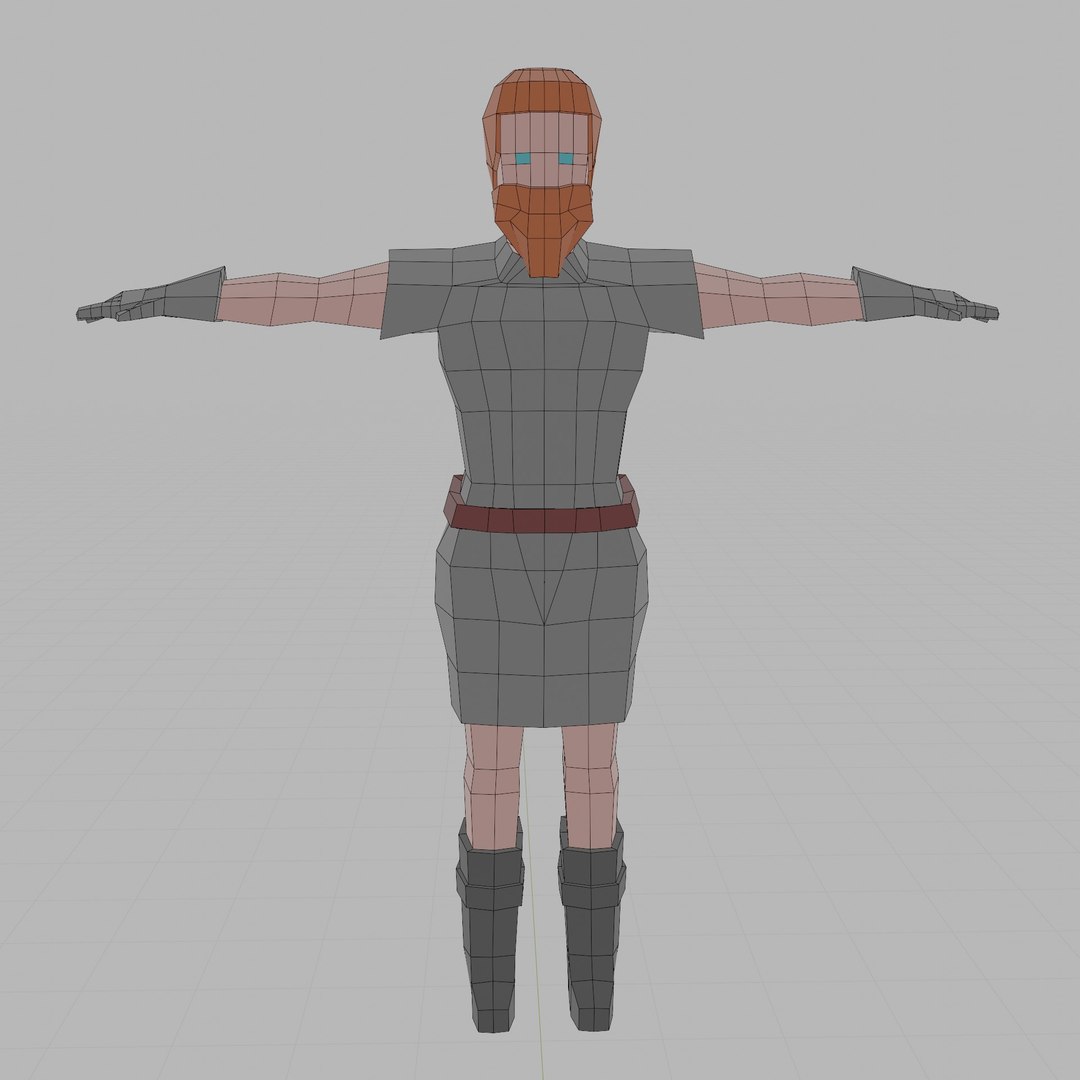 Low Poly Knight Rigged 8 3D Model - TurboSquid 2167473