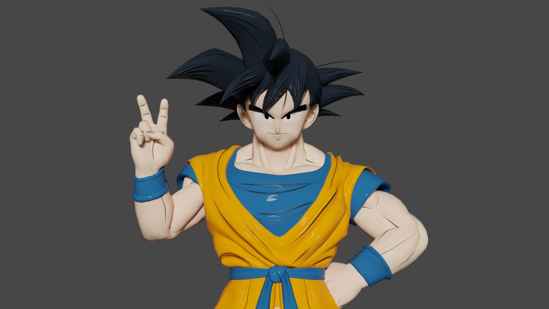 Son Goku 3d Model Turbosquid 2291673