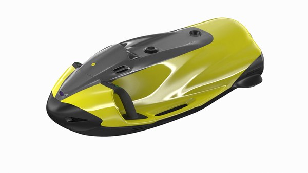 Electric Sea Scooter Yellow 3D model - TurboSquid 1848597