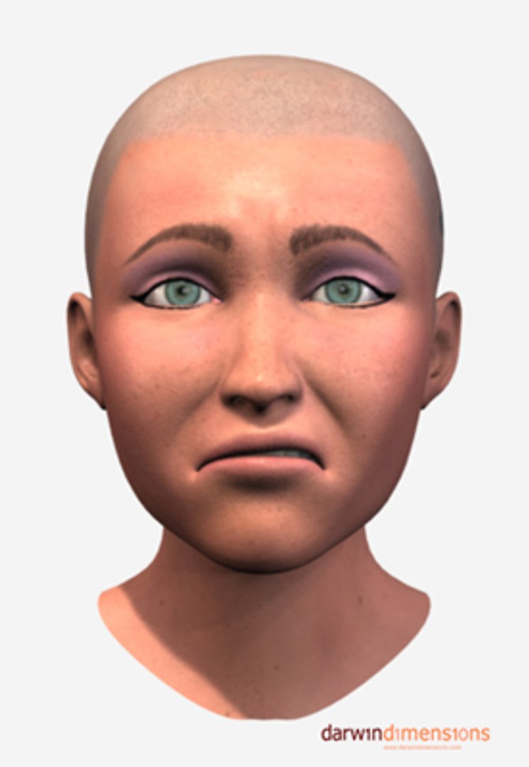 3d model head facials expressions