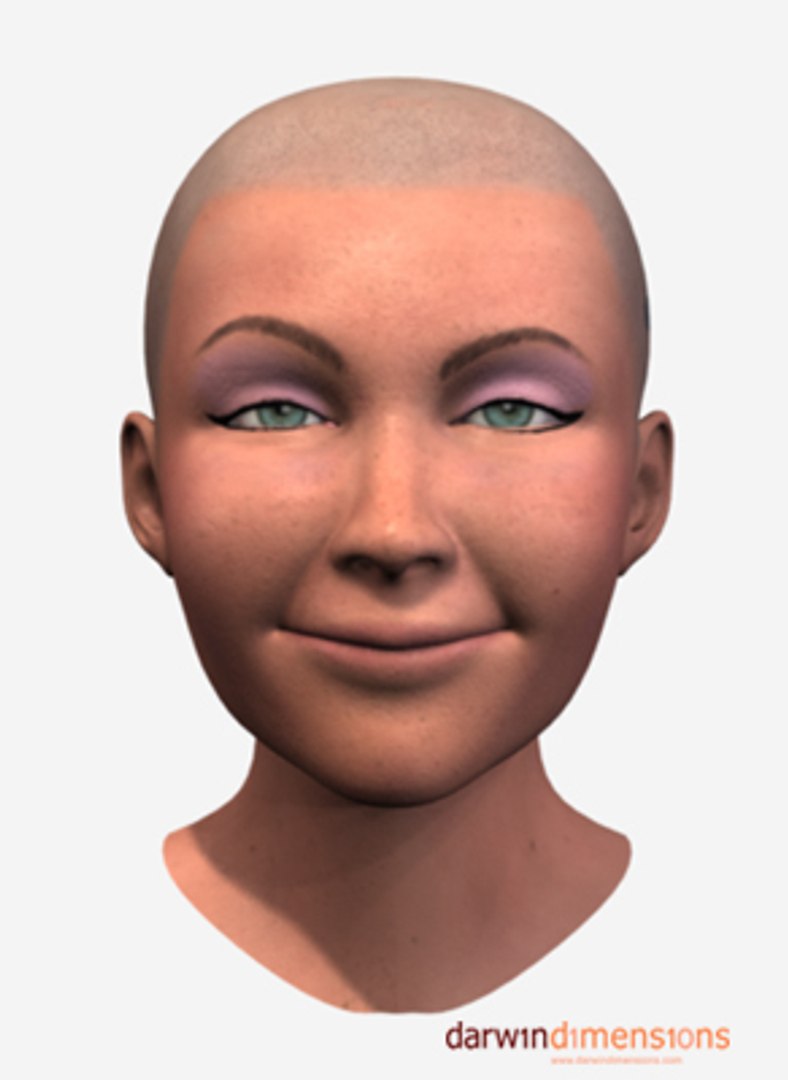 3d model head facials expressions